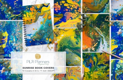 Sunrise Book Covers : PLR Planners