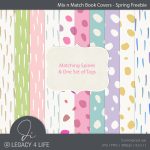 Mix n Match Spring Freebie Book Covers | PLR Planners - Build a Low ...