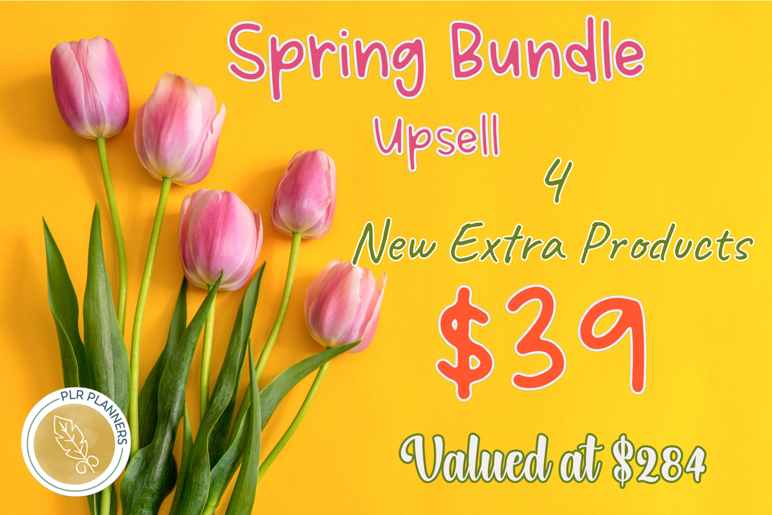 Spring Bundle Upsell | PLR Planners - Build a Low Content Book ...
